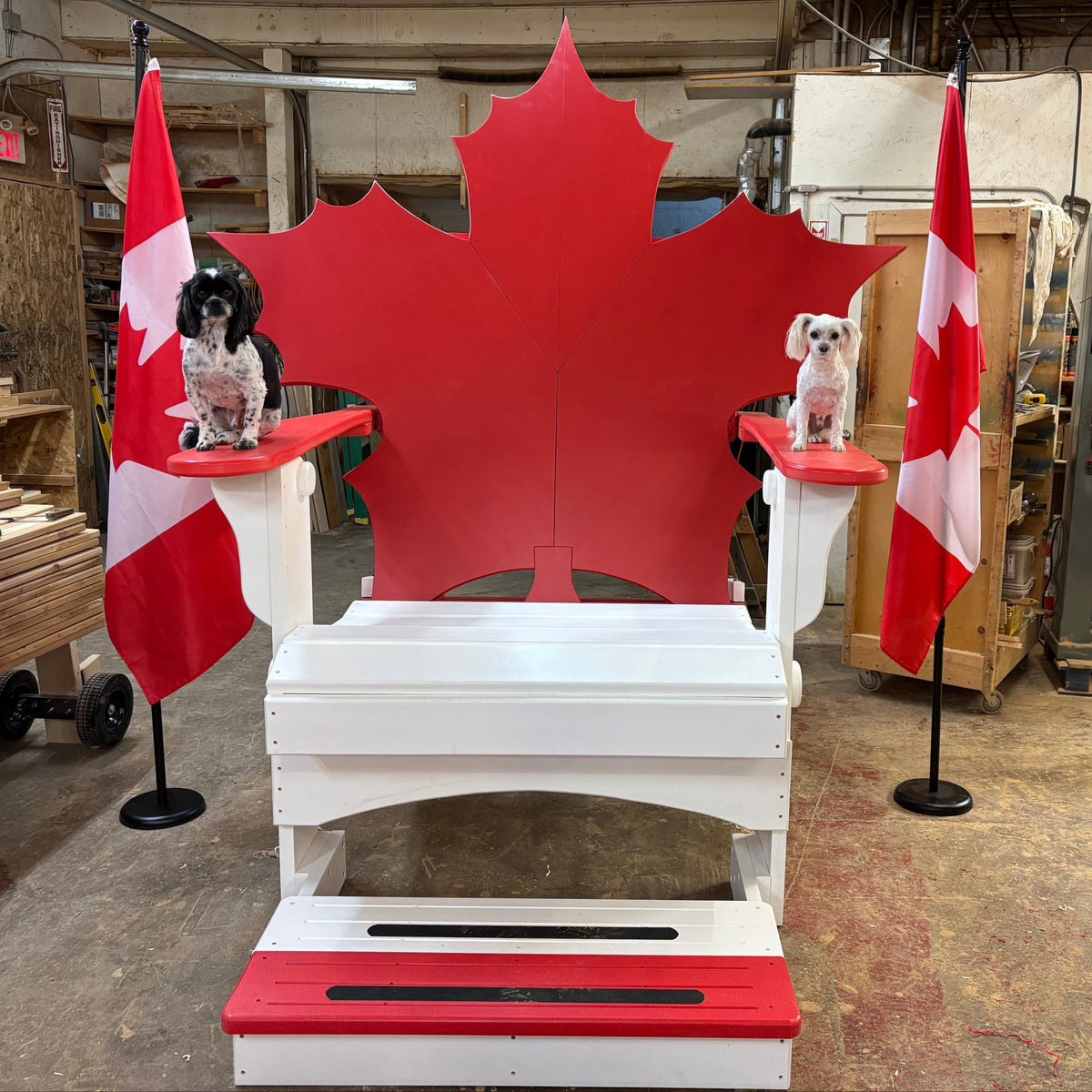Maple Leaf Giant Chair | The Best Adirondack Chair Company