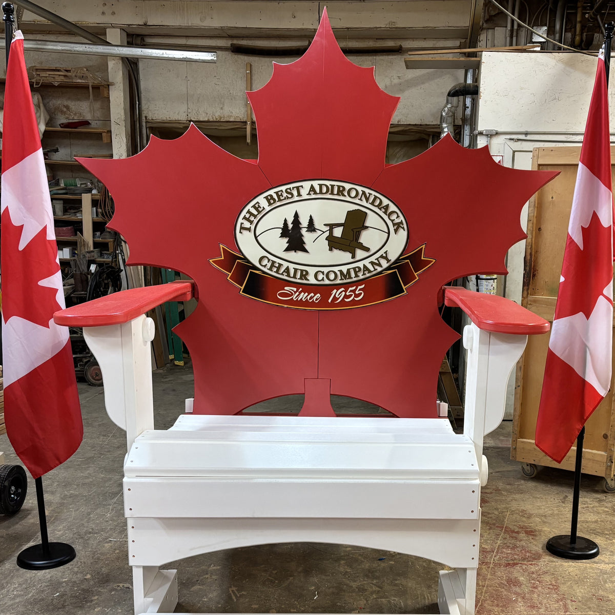 Maple Leaf Giant Chair | The Best Adirondack Chair Company