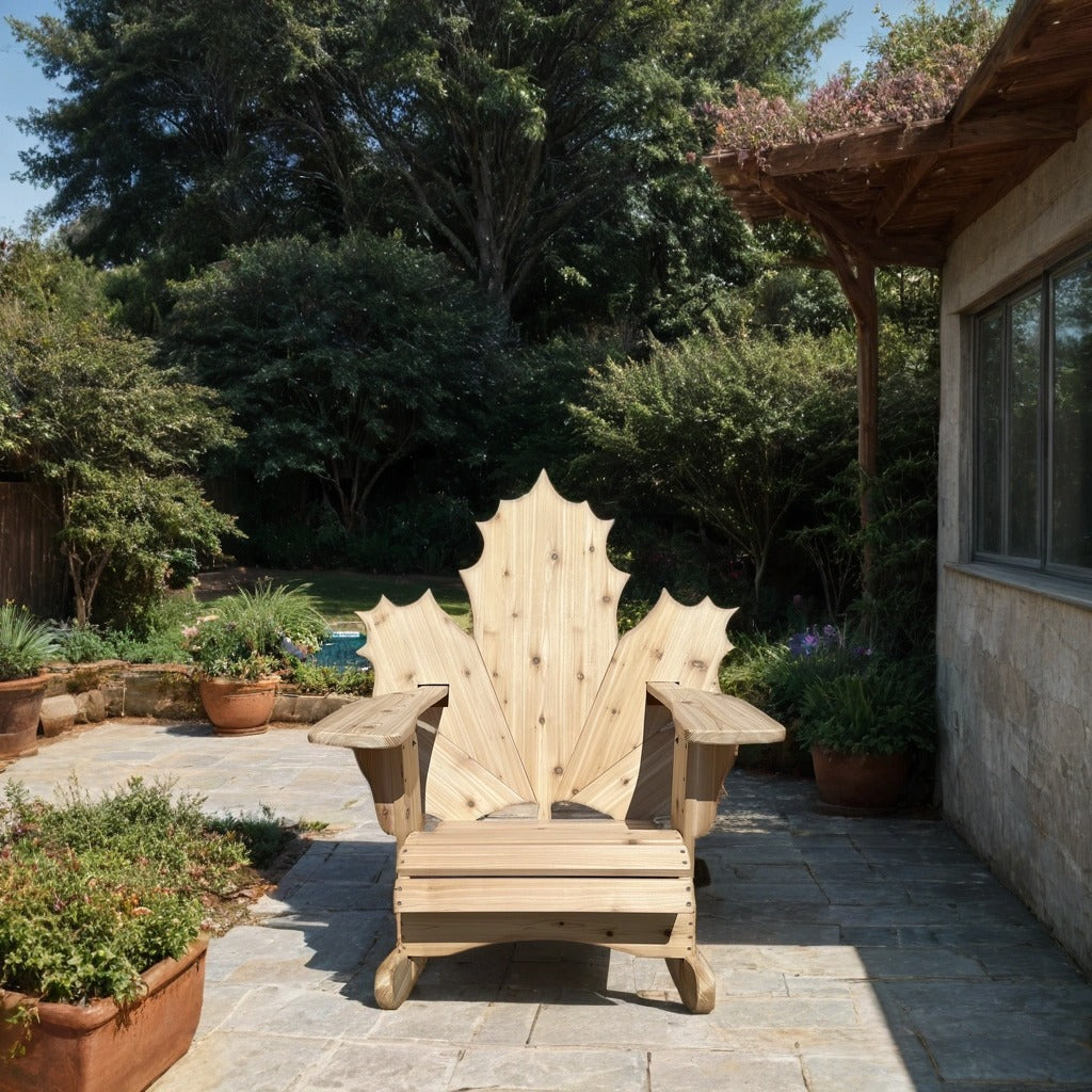 Rocking Maple Leaf Chair (Large) | The Best Adirondack Chair Company