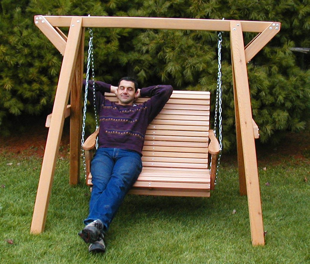 Lovers Porch Swing with Frame | The Best Adirondack Chair Company